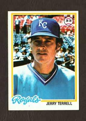 1978 Topps Baseball Card #525 Jerry Terrell - Kansas City Royals | eBay
