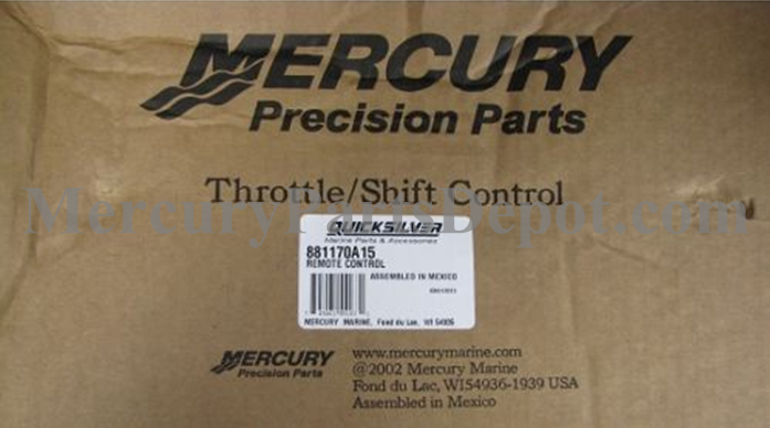 Mercury Marine Side Mount Remote Control Box 8M0178521 SS 881170A15 ...