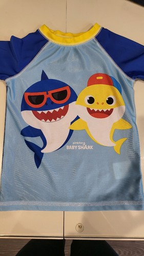 Boy's Baby Shark Rash Guard Swimsuit 2 Piece 3T | eBay