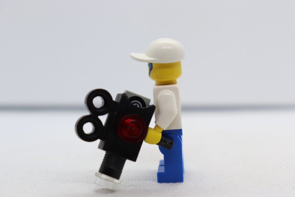 Camera Man City 3311 3408 Cameraman TV Torso City LEGO® Minifigure Mini ...