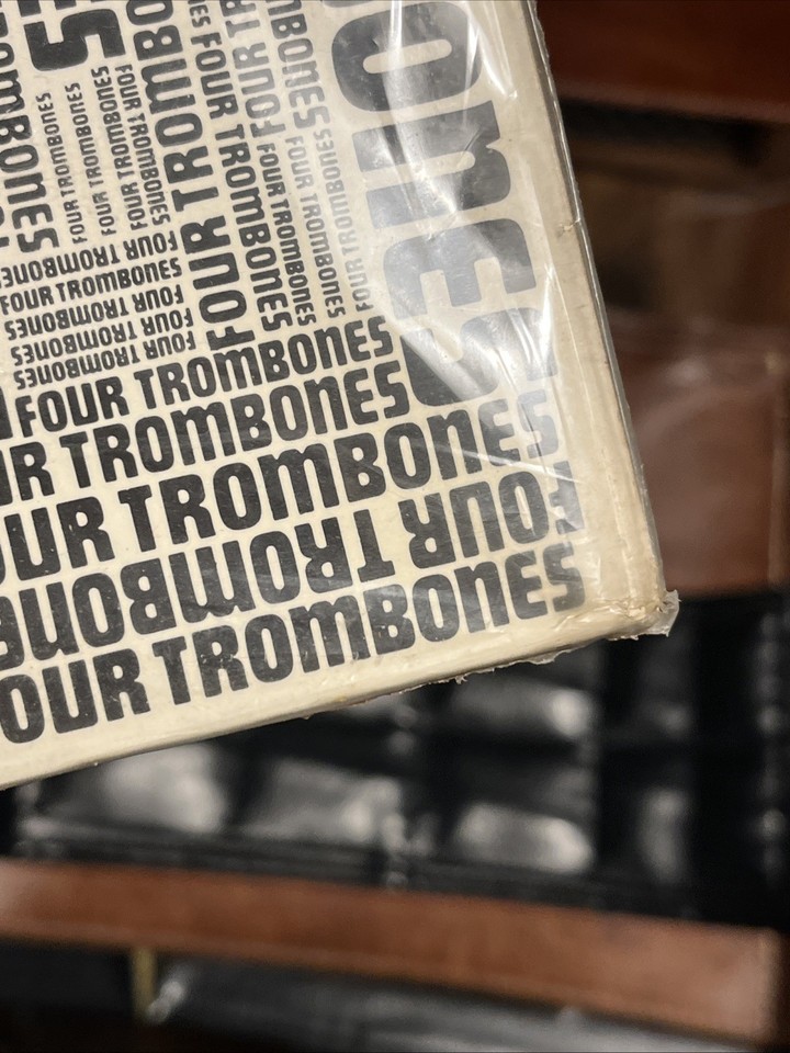 SEALED CHARLES MINGUS Four Trombones LP FANTASY 6005 OG 1962 Blue LP ...