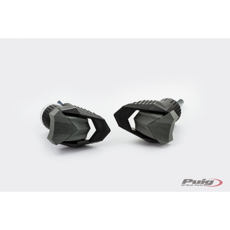 PUIG CRASH PADS FRAME SLIDERS R19 FOR KTM DUKE 990 R 2024 > 2025 BLACK ...