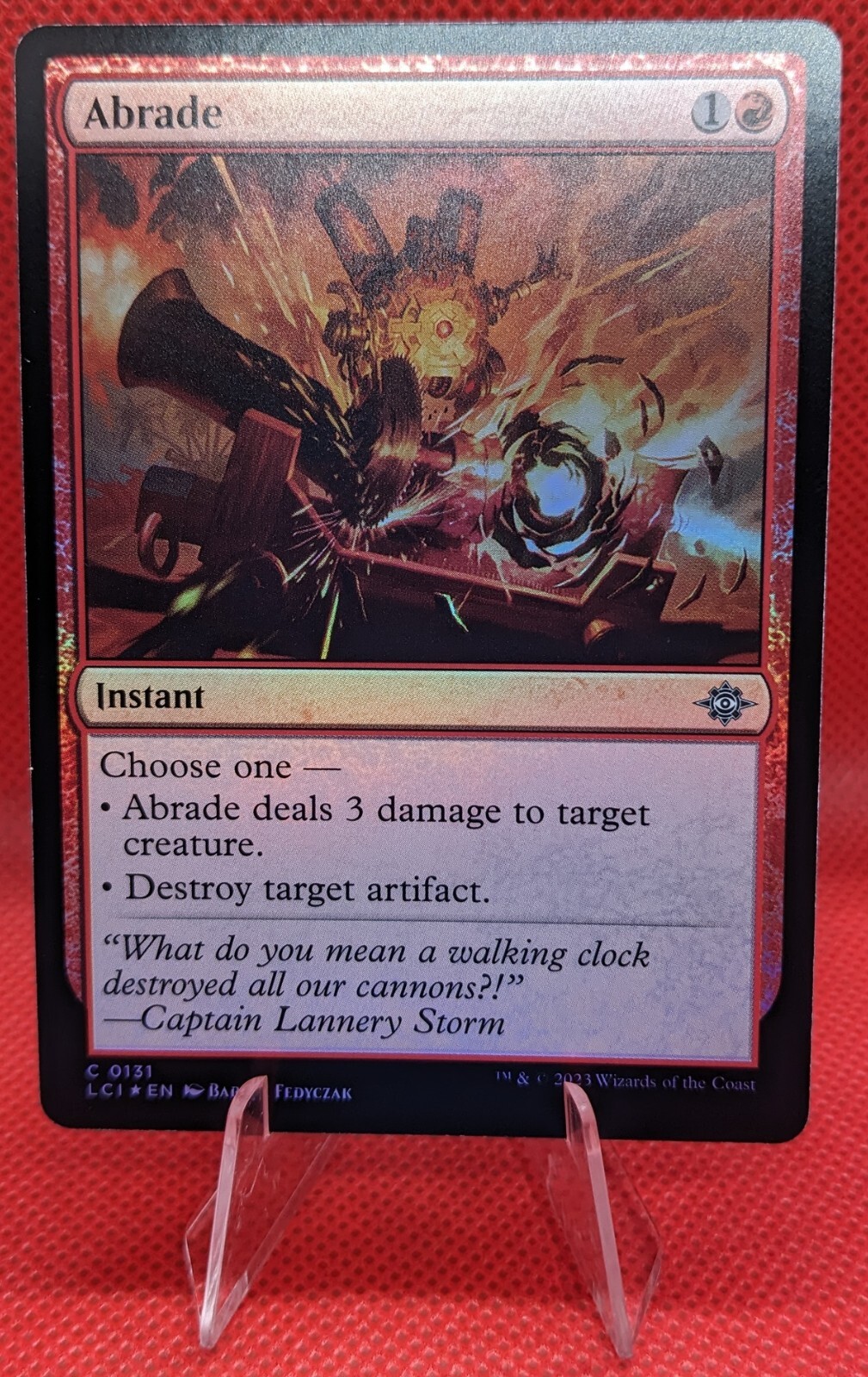 MTG Magic the Gathering Abrade (131/491) The Lost Caverns of Ixalan ...