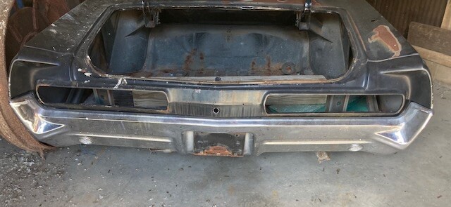 1966 Pontiac B Body Rear Bumper: Grand Prix, 2+2, Bonneville, Catalina ...