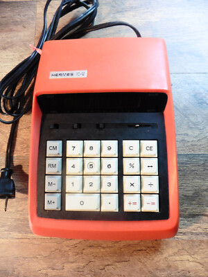 Cash Register, Adding Machines - Vintage Hermes Adding Machine