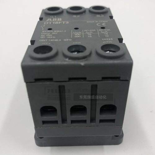 ABB SWITCH DISCONNECTOR OT16FT3 OT25FT3 OT40FT3 OT63 OT80FT3 OT100FT3 ...