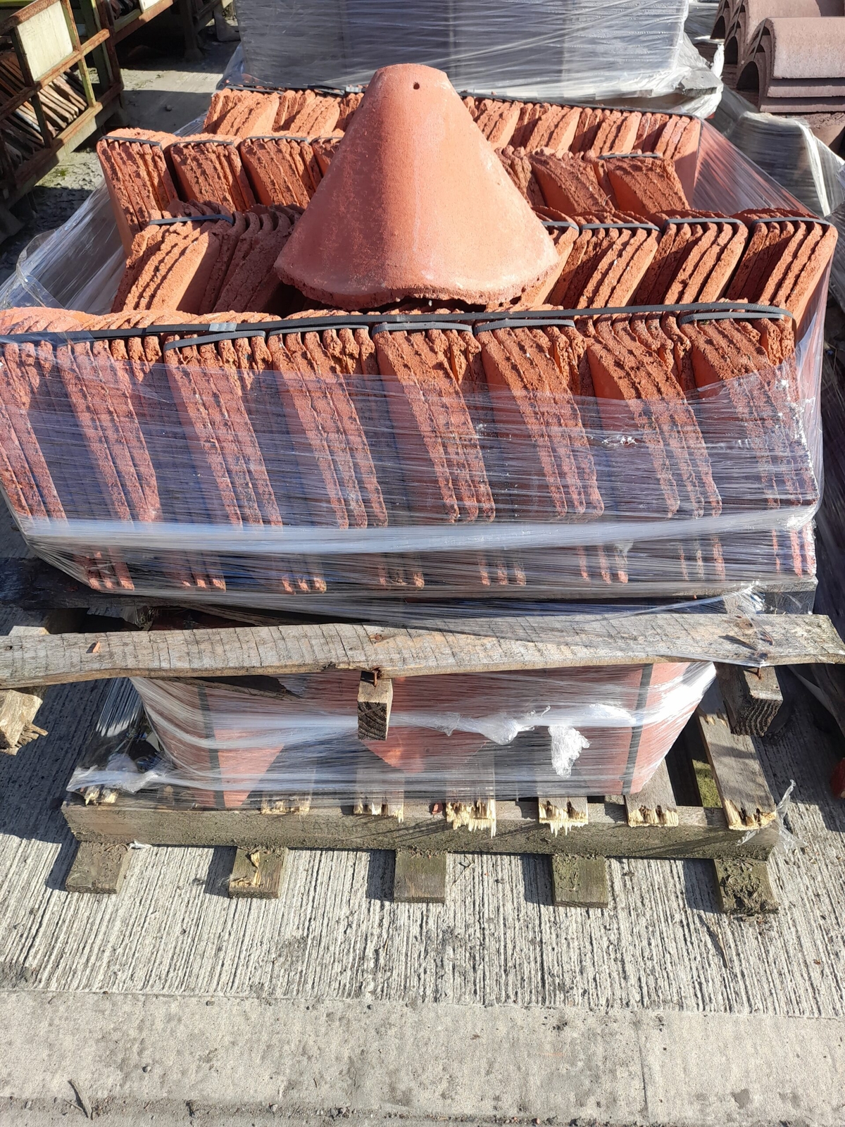 A Batch of 330 New Redland Concrete Terracotta Bonnet Hip Tiles | eBay UK