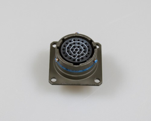 MS27497T14B35S Amphenol Wall Mount Receptacle Military Connector 37 ...