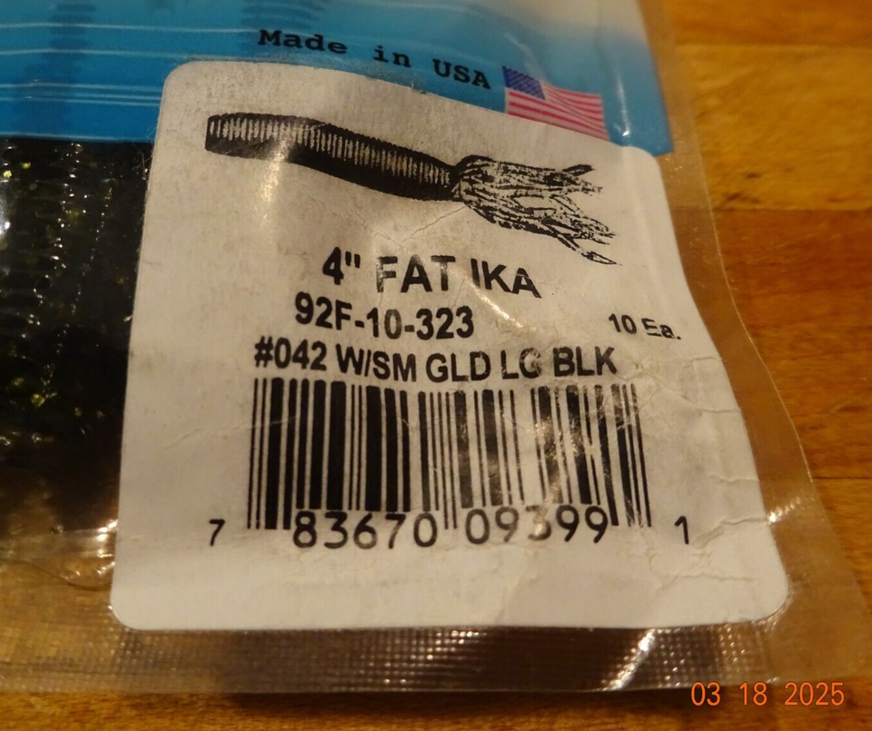 Gary Yamamoto Fat Ika 92F-10-323, 4" Craw Creature Soft Plastic Bait ...