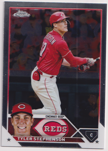 2023 Topps Chrome #162 Tyler Stephenson Cincinnati Reds | eBay