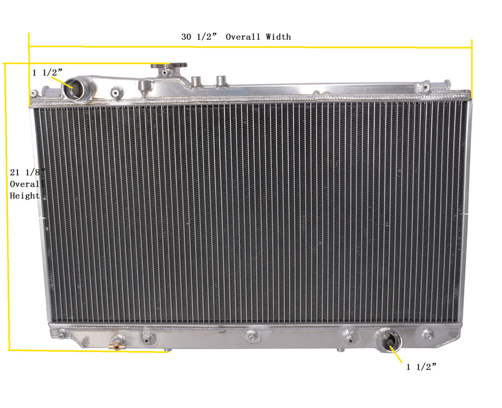 DPI:2575 All Aluminum Radiator For LEXUS 2002-2010 SC430 4.3L V8 GAS ...