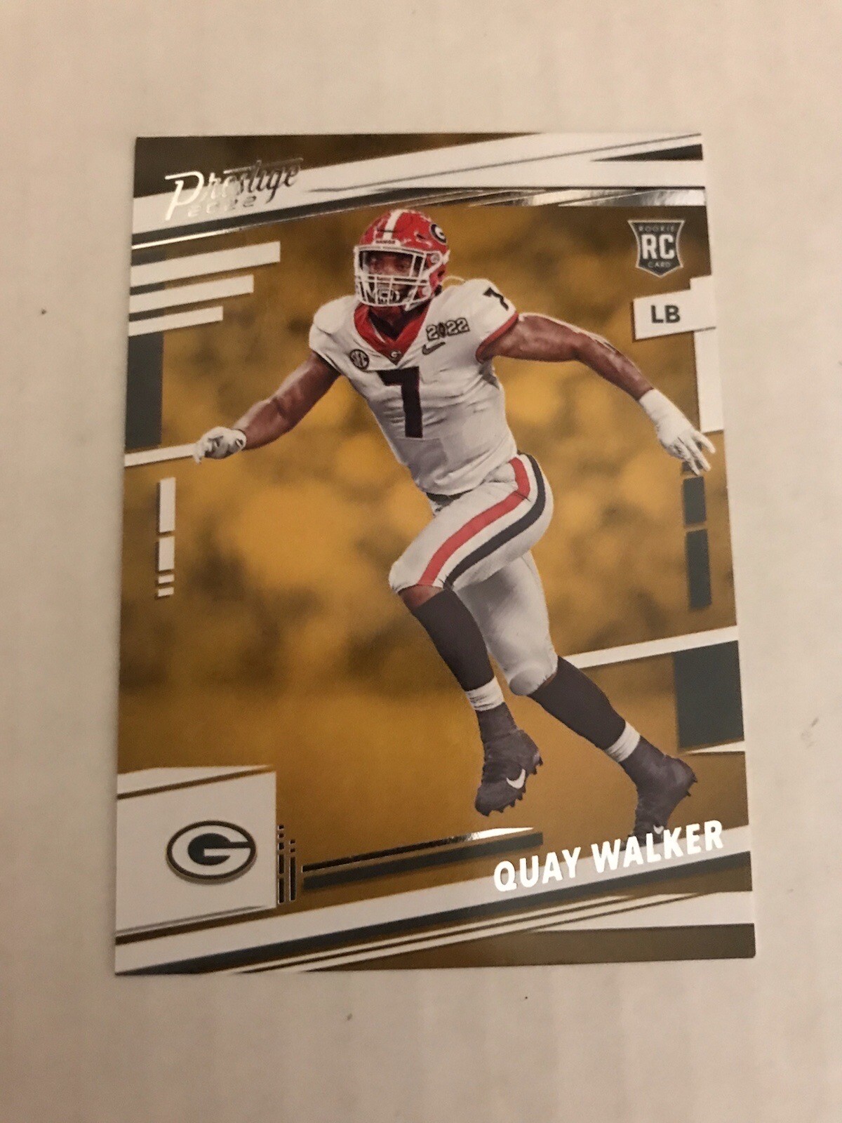 2022 Prestige Quay Walker Rookie Card # 383 Green Bay Packers 1.00 ...