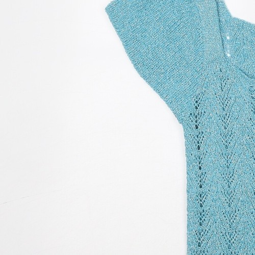 NEXT Womens Blue Round Neck ModAcrylic Blend Jumper Size XS | eBay UK