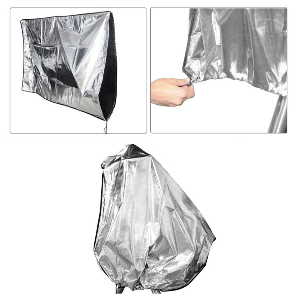 420D Oxford Cloth Telescope Cover for Outdoor Use Waterproof Silver 100 ...