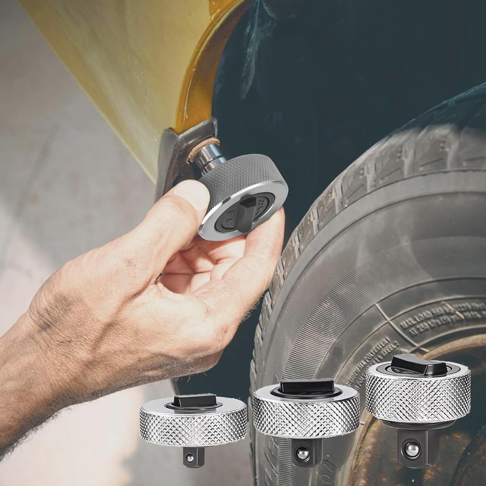 YAKAMOZ 3Pcs Mini Finger Ratchet Set, 1/4 3/8 1/2 Drive Palm Silver | eBay