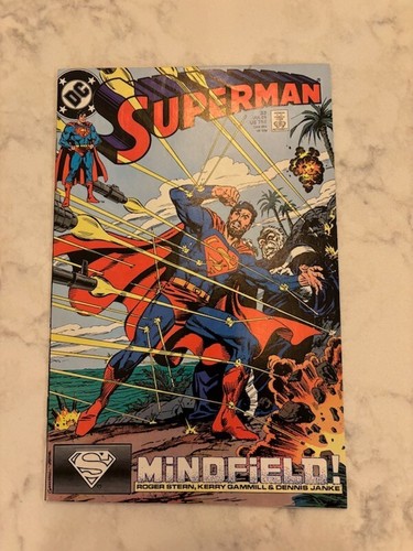 Vintage Superman Comic No. 33 "Mindfield" July 1989 | eBay