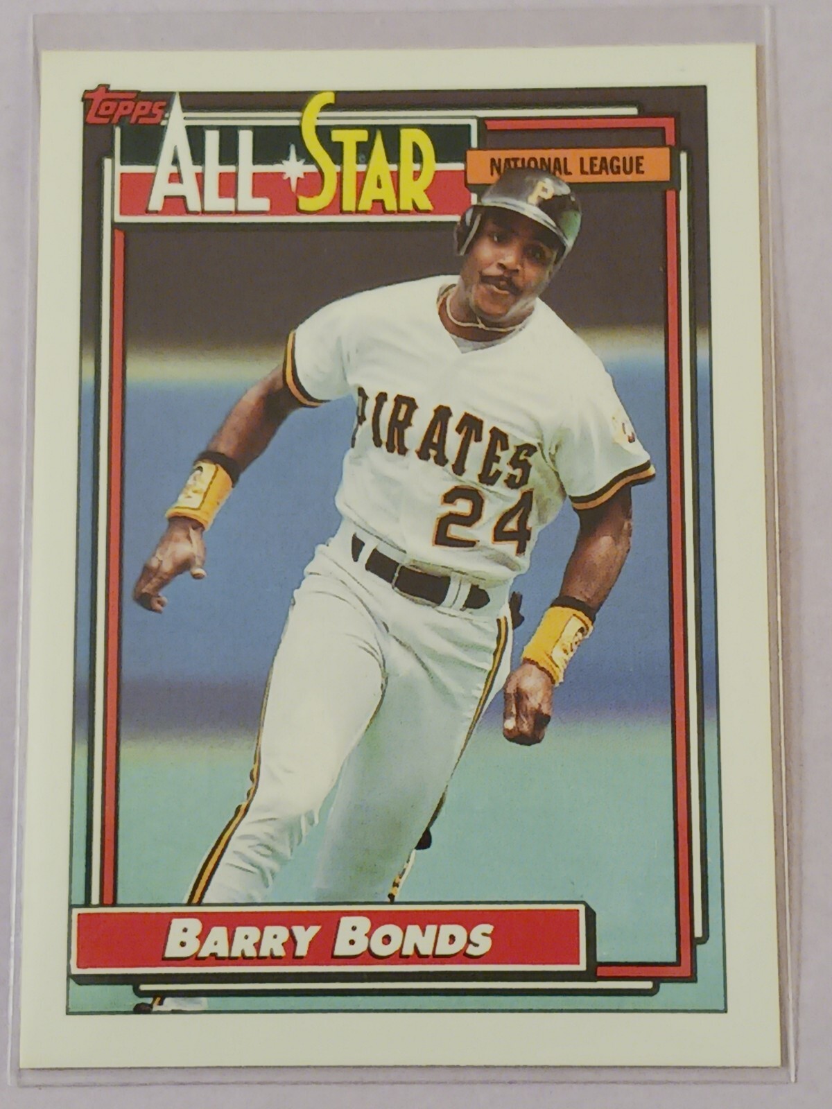 1992 Topps Barry Bonds All-Star Card #390 - Pittsburgh Pirates #24 | eBay