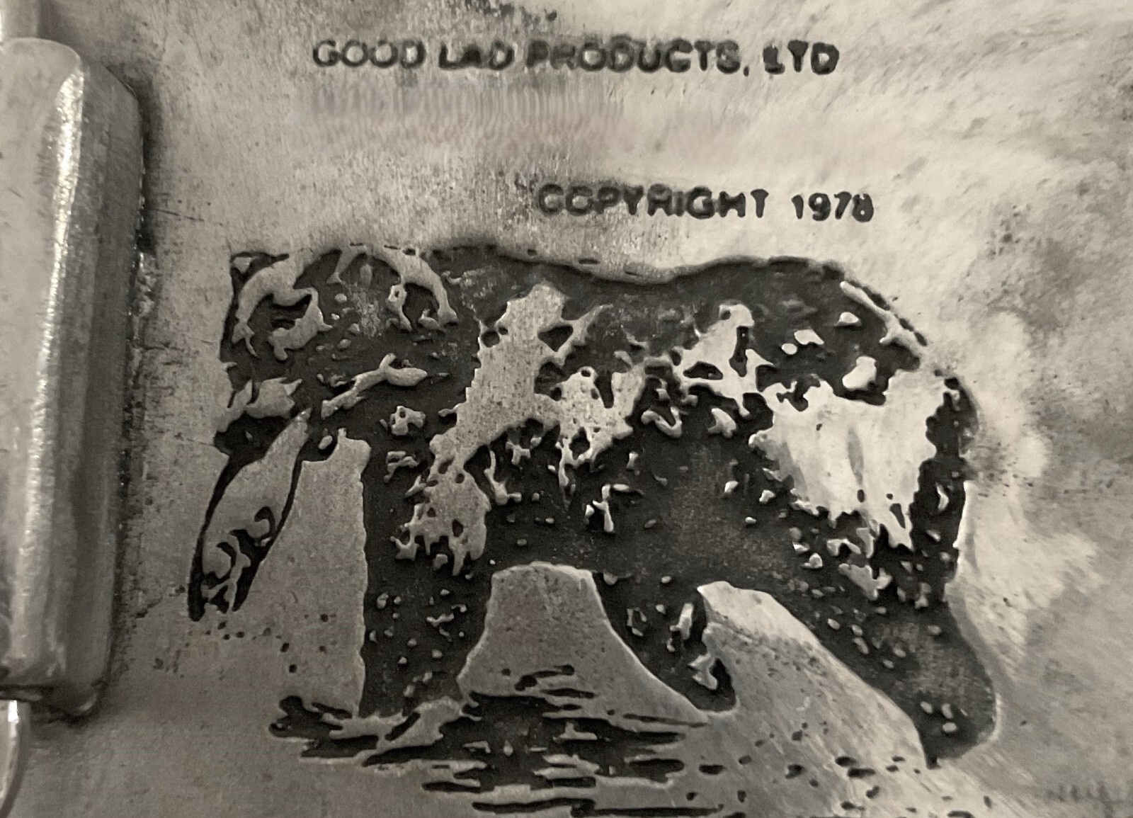 Belt Buckle, Elk, Silver Color, by Good Lad Products,… - Gem