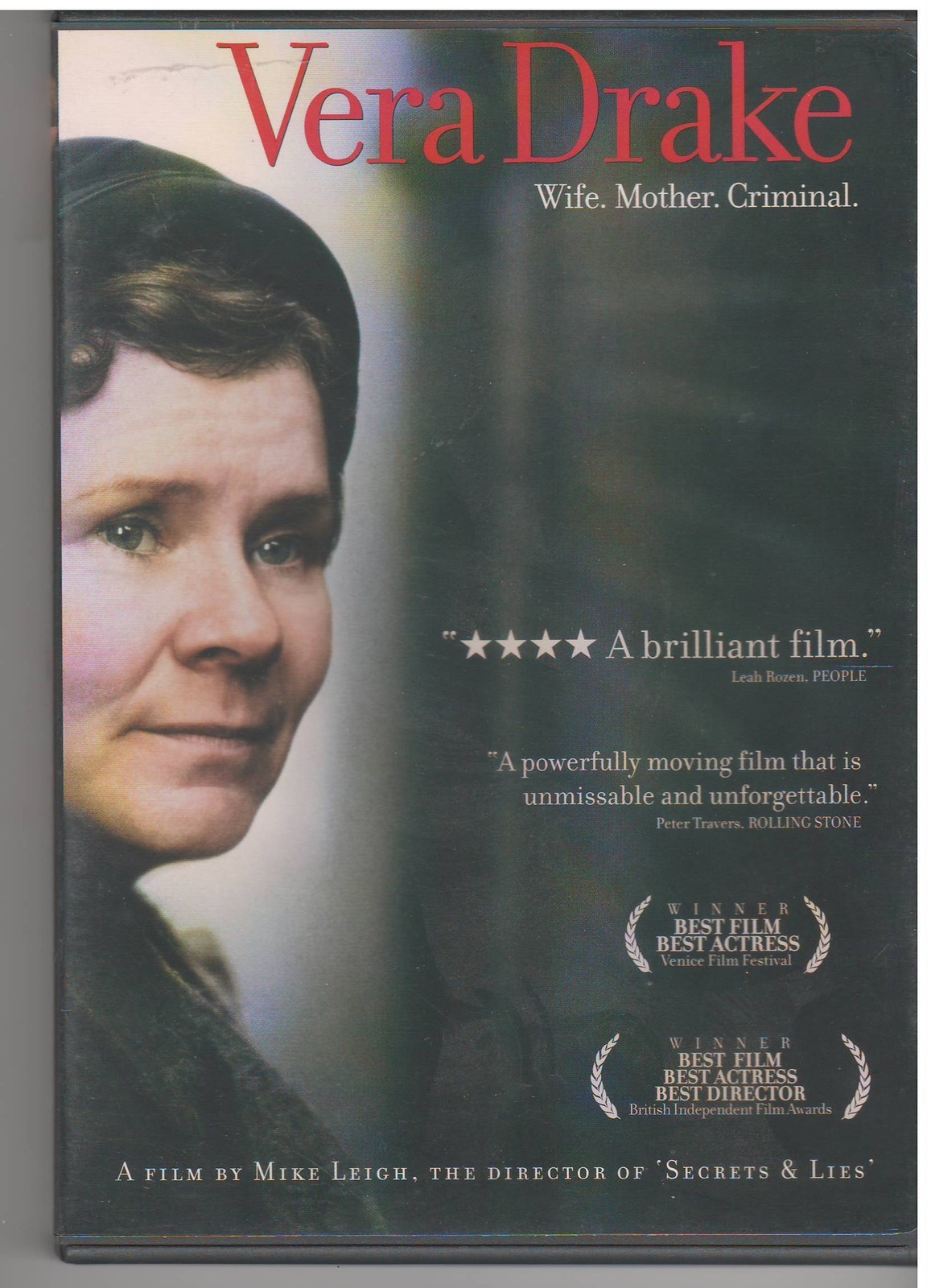VERA DRAKE (DVD, 2005, VG) | eBay