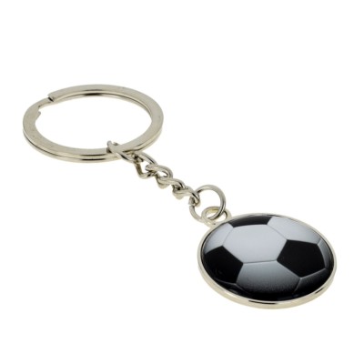 Football Design Silver Keyring XFP001-006 | eBay