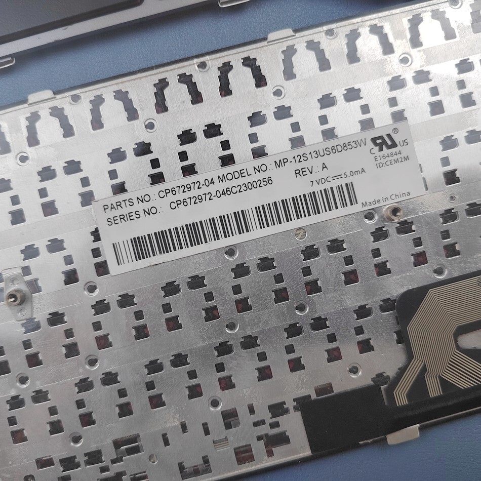 Laptop Keyboard for Fujitsu Lifebook T725 T726 Q775 Q737 Q736 US BLACK ...