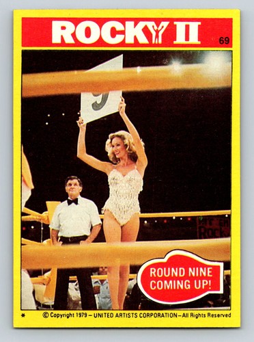1979 Rocky II Card Round Nine Coming Up! #69 | eBay