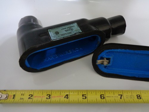 THOMAS BETTS/Plasti-Bond LB37-B, 1" NPT OCAL-BLUE PVC COATED IRON, T&B ...