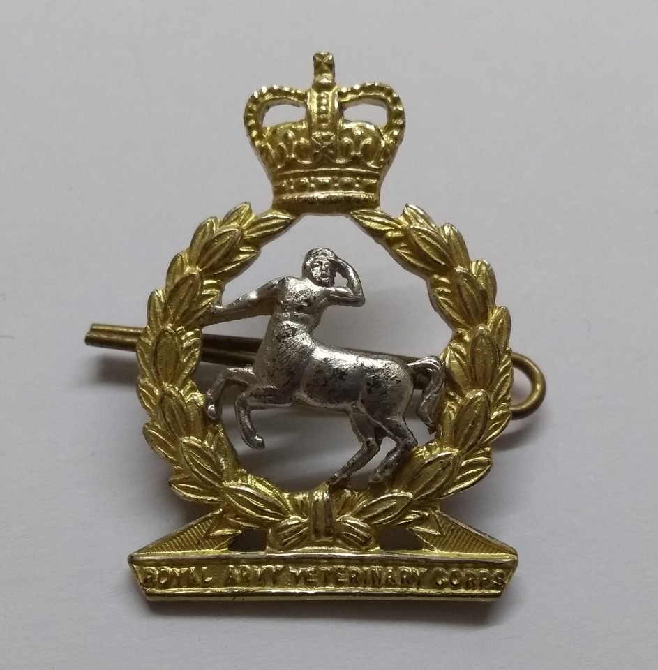 Genuine British Army Military Metal / Staybrite Regimental Issue Hat ...