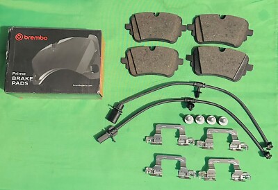 Brembo Rear Brake Pads And Sensors For 2020-2024 Audi Q7 Q8 SQ7 SQ8 | eBay