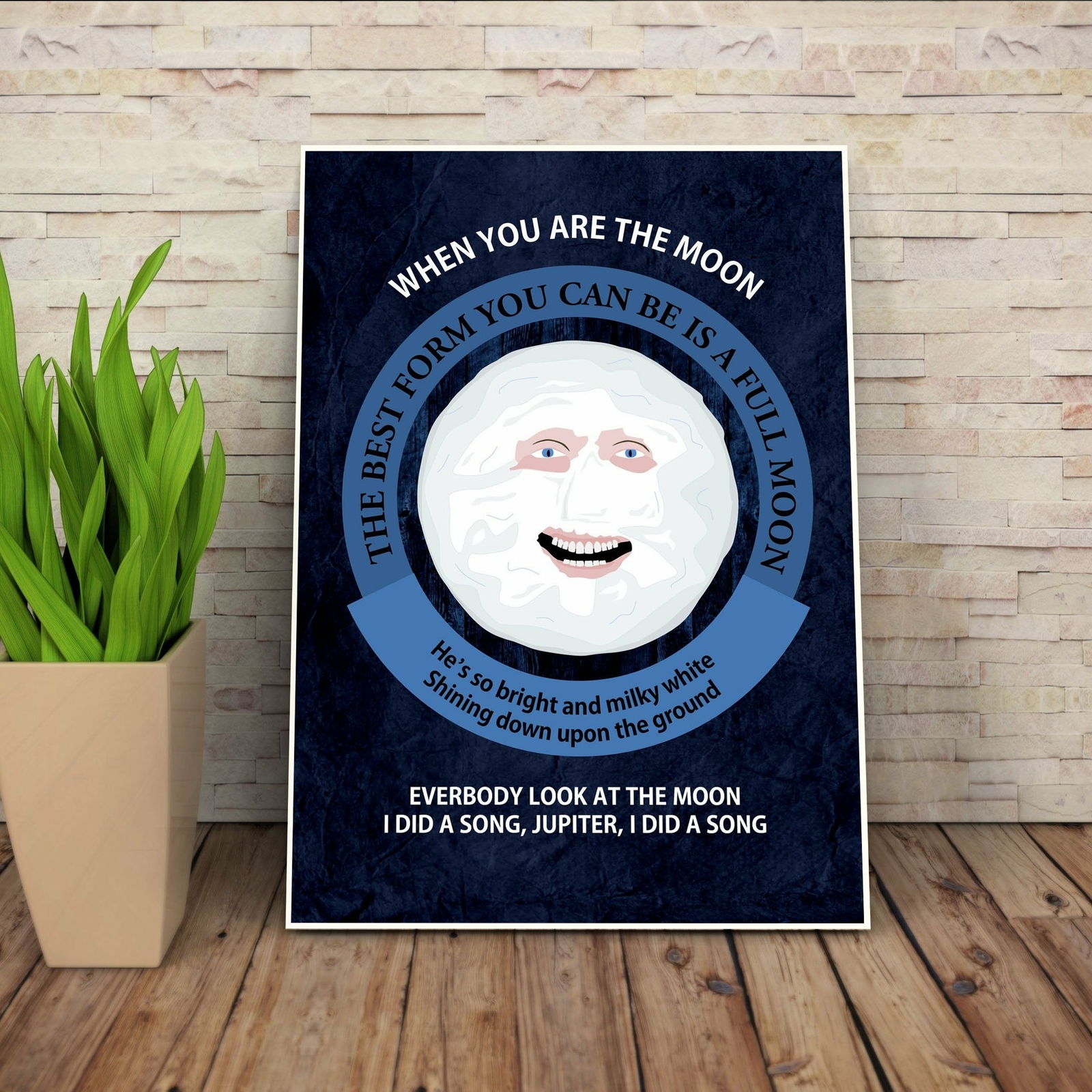 The Mighty Boosh, THE MOON, Character Quotes Print (3 Sizes) | eBay
