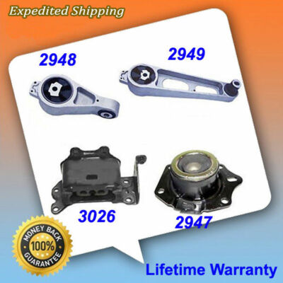 Engine Motor &Trans.Mount 01-06 For Chrysler PT Cruiser 2.4L w/o Turbo ...