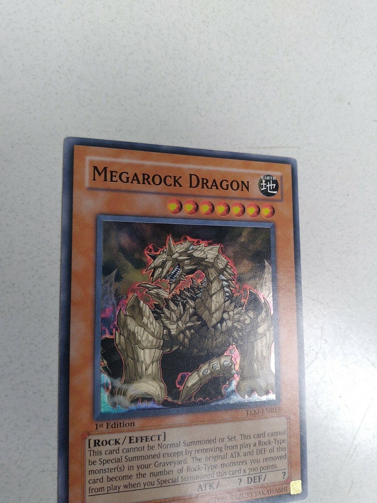 Yugioh Megarock Dragon TLM-EN015 - Super Rare - 1st Ed - Card - Lost ...