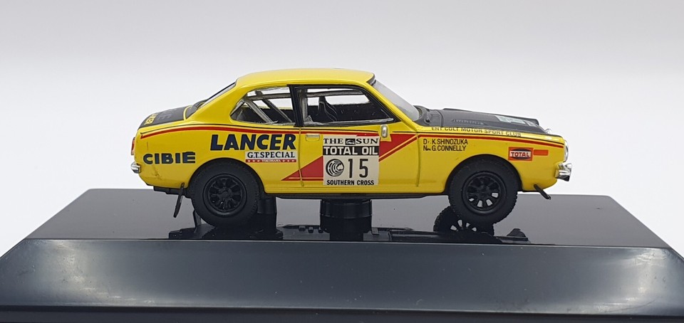 1/64 CM's 1975 MITSUBISHI COLT LANCER 1600 GSR SOUTHERN CROSS RALLY car ...