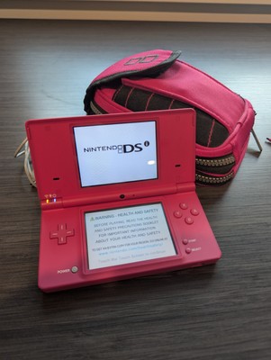 Pink Nintendo DS With Game Lot And Carry Case | eBay