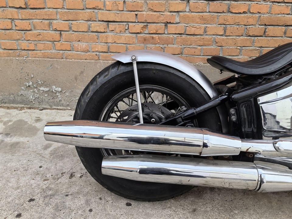 Silver Rear Fender Plate Mudguard For YAMAHA DRAGSTAR1100 XVS1100 V ...