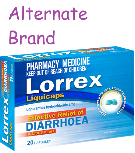 GASTRO-STOP Generic DIARRHOEA RELIEF 20 CAPSULES = IMODIUM QLD Stock ...