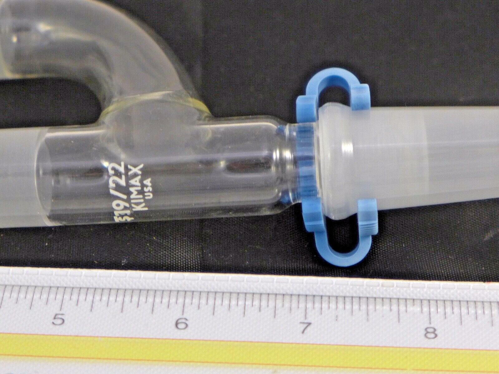 Set of 4 || WHEATON Keck Standard Taper Clamp, Size 19, Blue Polyacetal ...