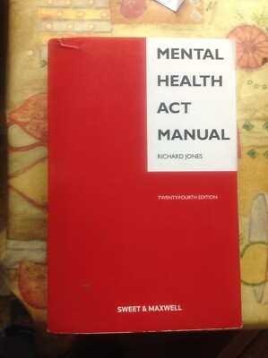 Mental Health Act Manual by Richard Jones (Paperback, 2021) 24thEdition ...