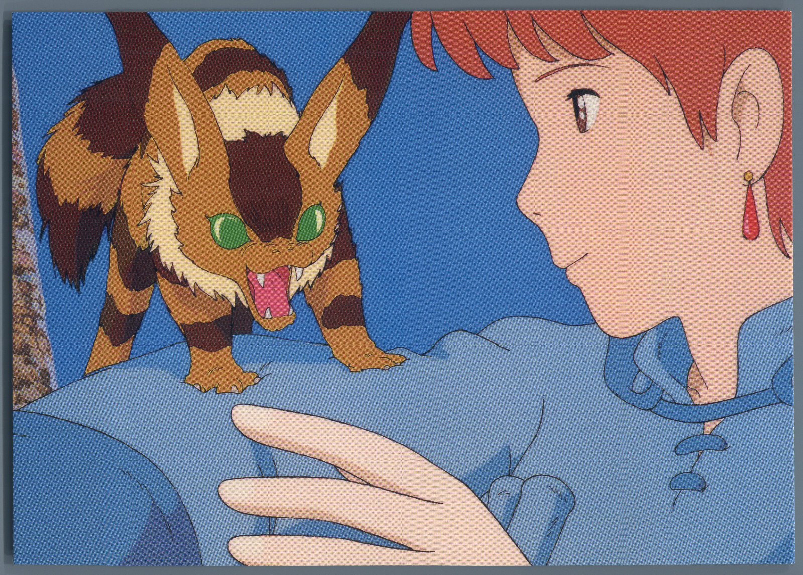 Nausicaa of the Valley of the Wind Postcard New Teto Cat Fox Squirrel ...