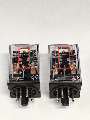 Relay MK2P-I MK2P DC 12V 8 Pin 10A 250VAC 2pcs | eBay