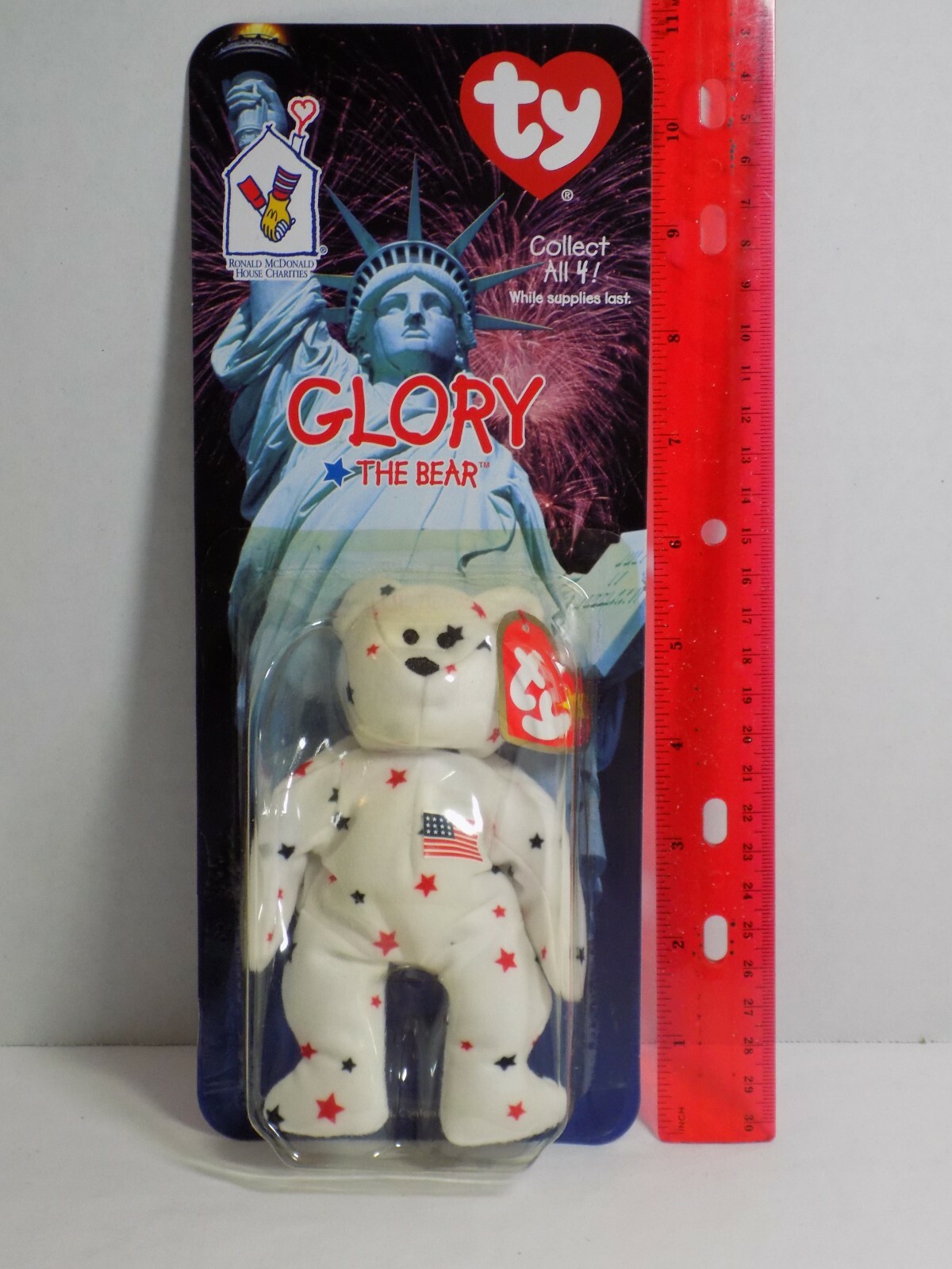 TY Glory The Bear Original Teenie Beanie Babies 1999 McDonalds Original ...