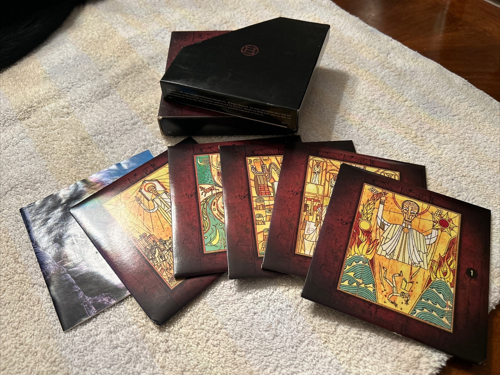 Riven The Sequel to Myst PC/Mac 1997 Boxed 5 CD Set - RARE #Y for sale ...