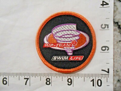 RIP~TEAM SWIM LIFE EMBROIDERED SEW ON PATCH FREE shipping | eBay