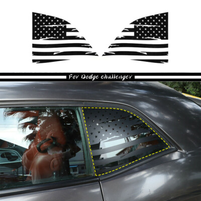 For Dodge Challenger 08+ Car Rear Window Decor Sticker Decal ...