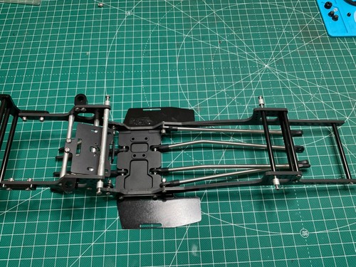 LCG RC crawler, carbon fiber Chassis with Titanium links. | eBay