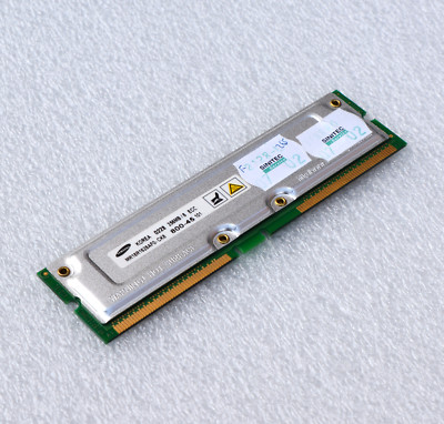 Samsung MR18R1628AF0-CK8 256 MB / ECC Rdram Rimm PC800 Storage 800MHz # ...