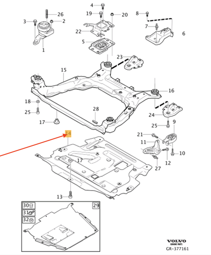 VOLVO S80 II Engine Protection Cover 31290967 NEW GENUINE | eBay
