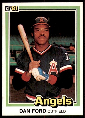 1981 Donruss Baseball Card Dan Ford California Angels #54 | eBay