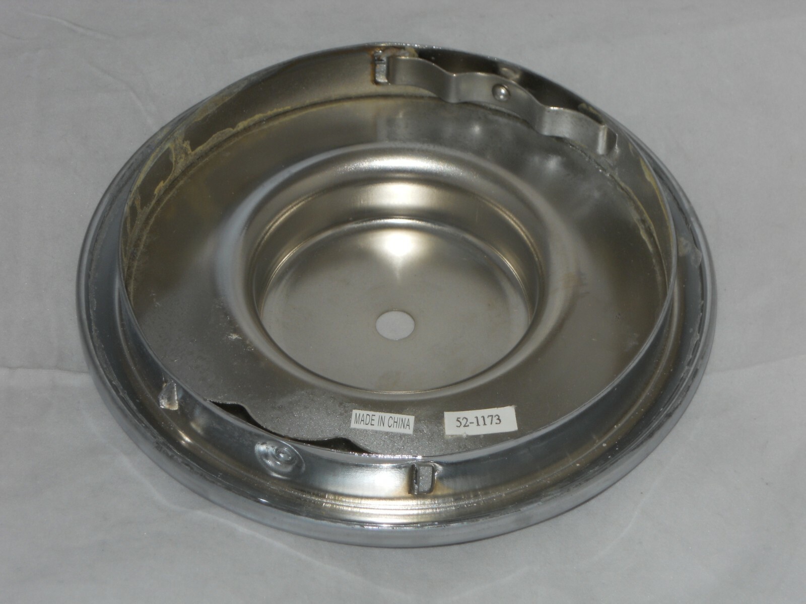 1 - McLEAN 52 SPOKE WIRE WHEEL RIM 52-1173 CHROME STEEL CENTER CAP POP ...