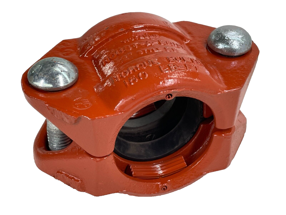 Victaulic 3-1/2" Style 99 Roust-a-Bout Plain End Pipe Coupling Fitting ...